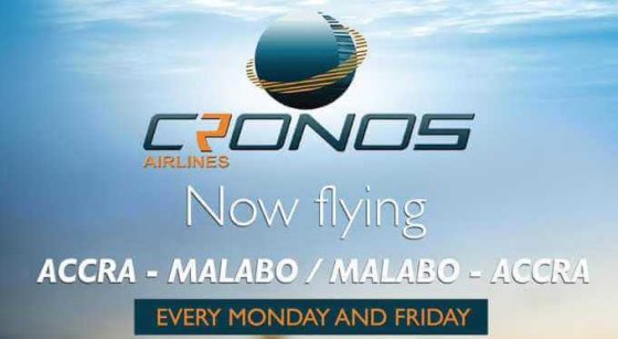Cronos Airlines inicia vuelos comerciales entre Malabo y Accra