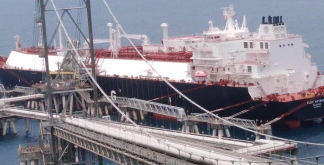 Llega el primer cargamento de gas para la planta de Punta Europa en Malabo.