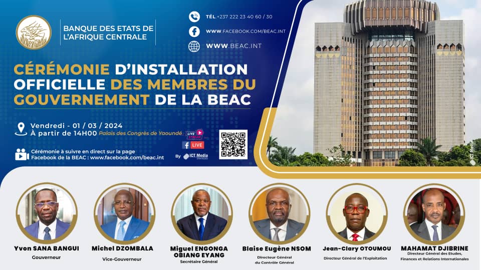 Yvon Sana Bangui, nuevo gobernador del BEAC asume su cargo en un ...